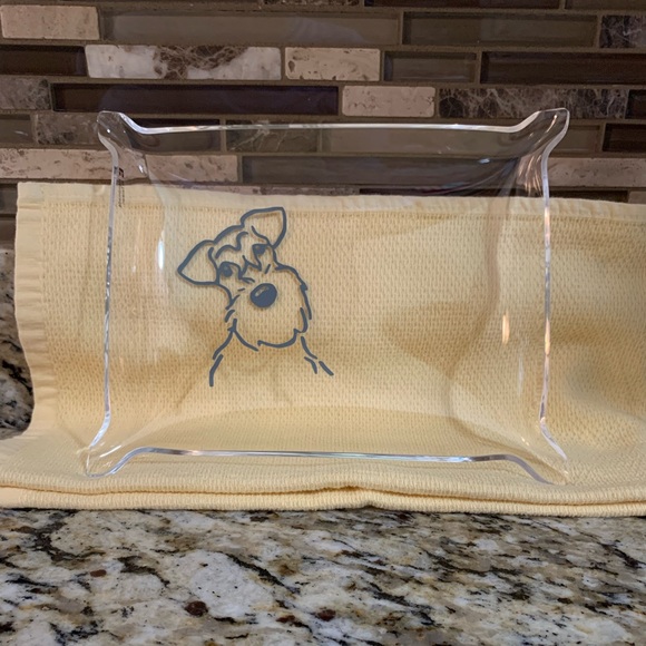 Accents | Lucite Tray With Cricut Dog Sticker | Poshmark